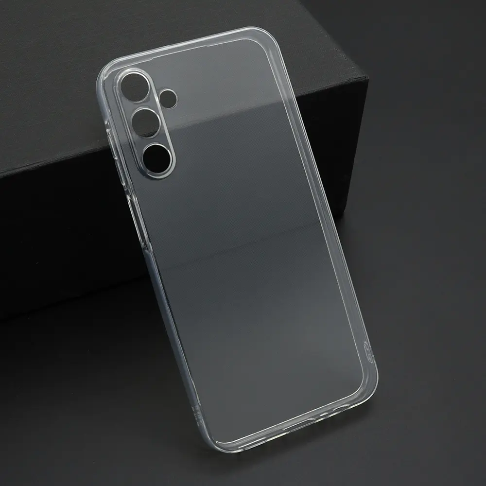 Maska za telefon ULTRA TANKI PROTECT silikon za Samsung A156B Galaxy A15 5G providna (bela)