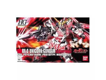 Gundam - HGUC RX-0 Unicorn Gundam (Destroy Mode) 1/144