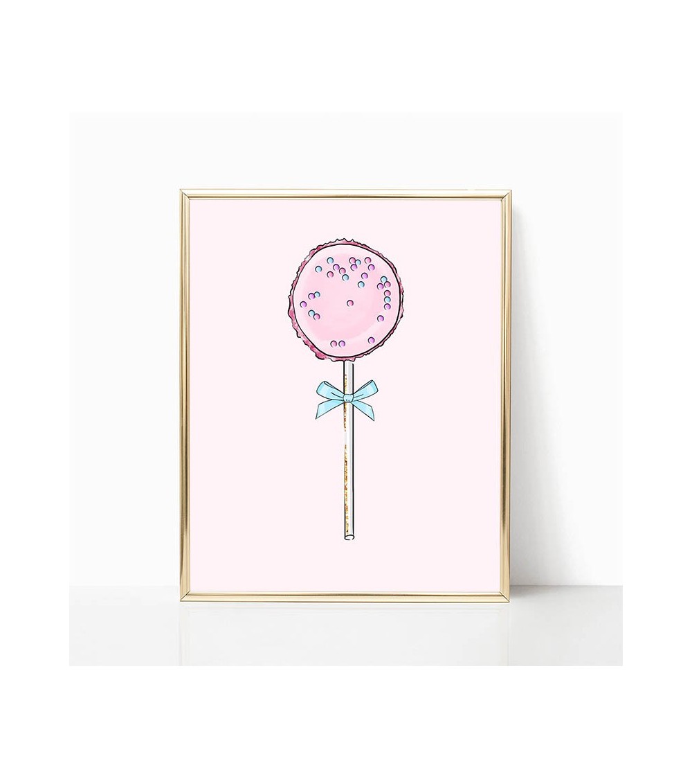 CUPCAKE ROZE ZA MALU PRINCEZU - DEČIJI POSTER - SLIKA ZA DEČIJU SOBU (ART. P-0973)