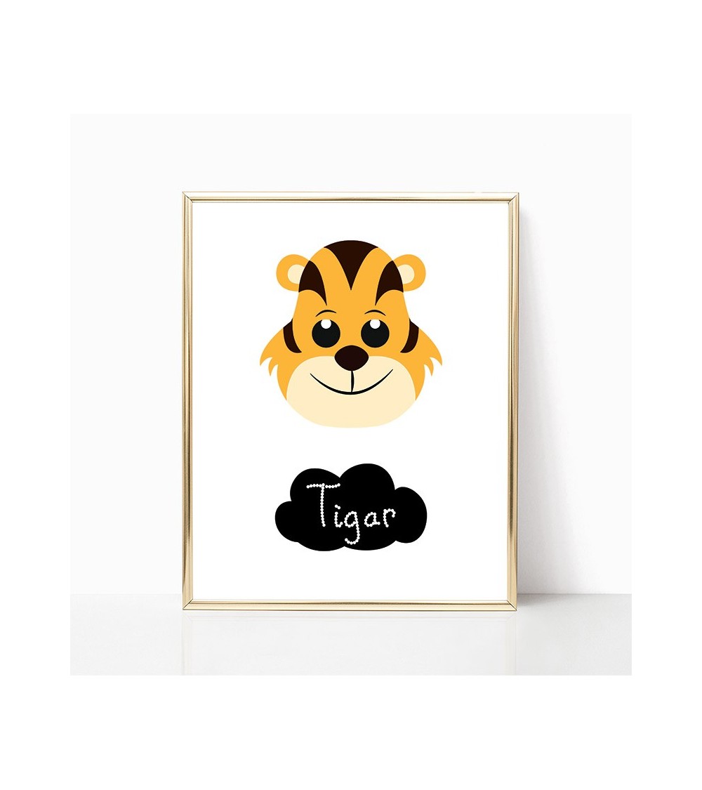 TIGAR - POSTERI ZA DECU IZ SERIJE SMILEY FRIENDS (ART. P-0735)