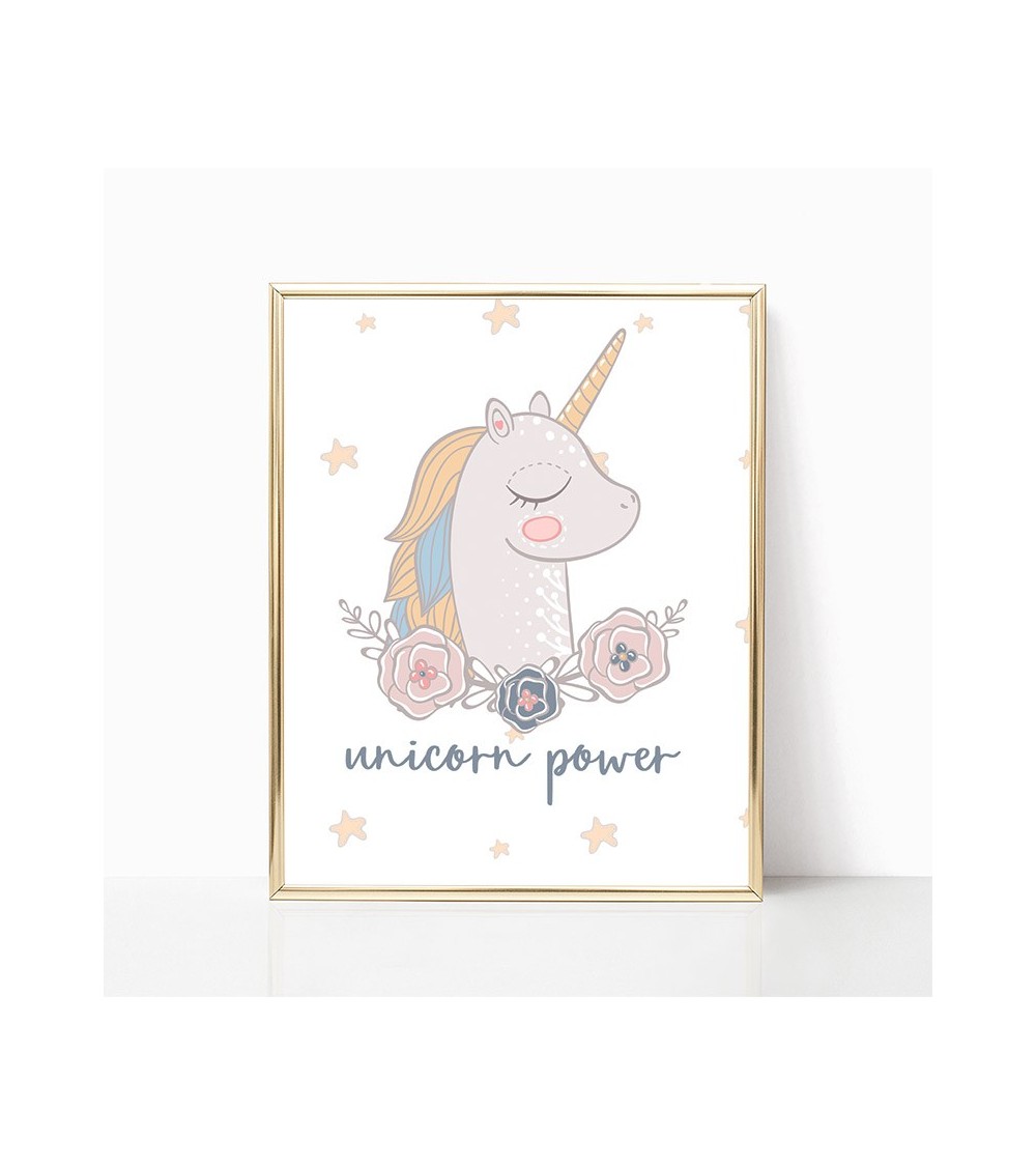 UNICORN POWER - DEČIJI POSTER - SLIKA ZA DEČIJU SOBU (ART. P-0696)