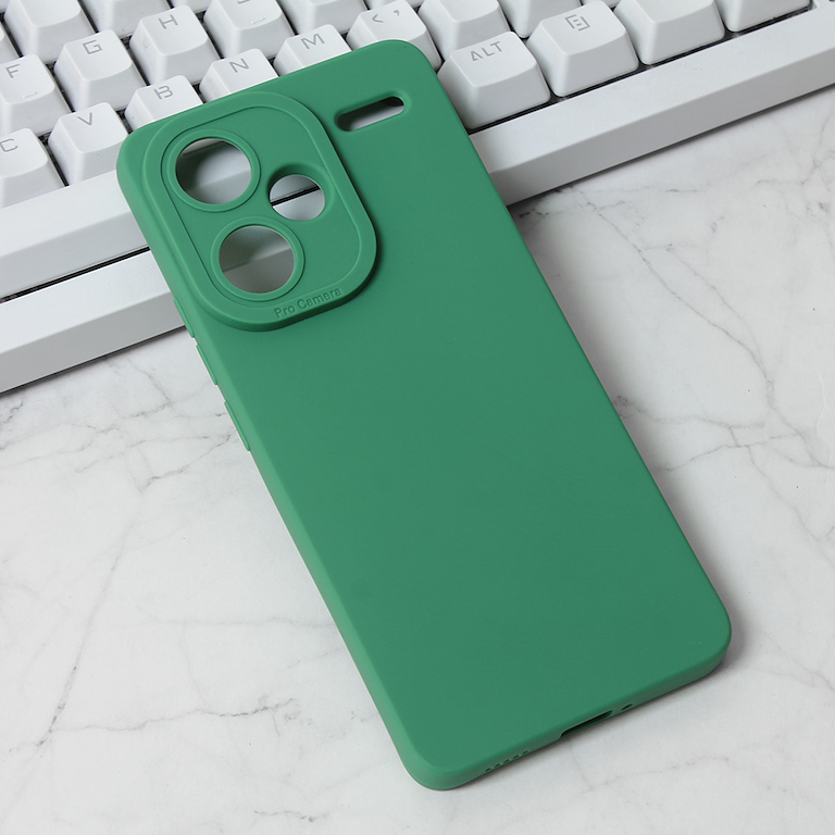 Maska(futrola) Silikon Pro Camera za Xiaomi Redmi Note 13 Pro Plus (EU) zelena