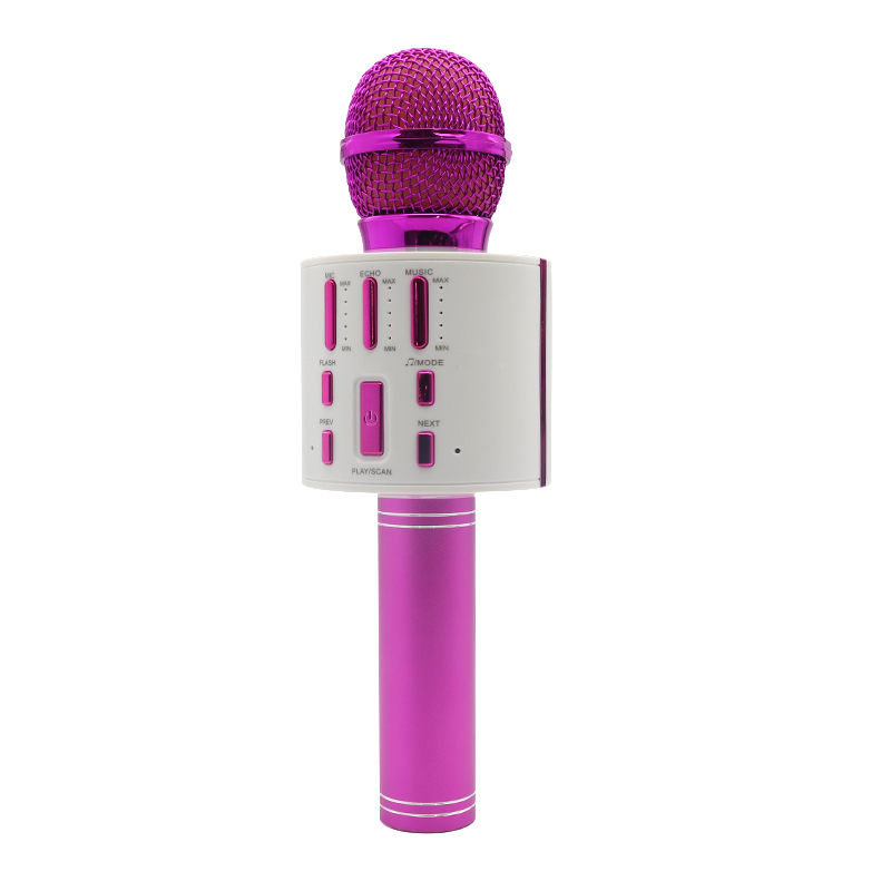Mikrofon Bluetooth V8 pink (MS)