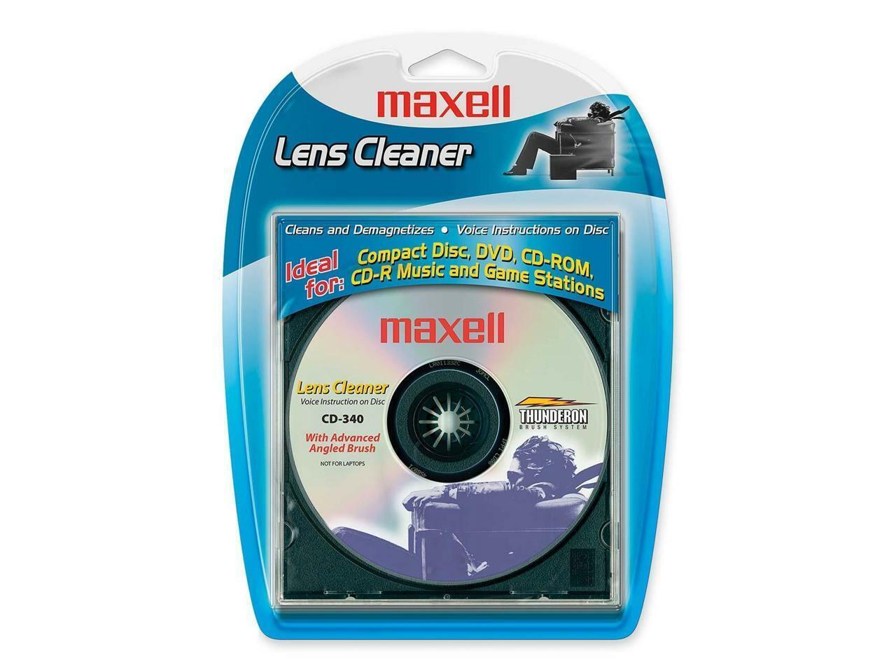Maxell Cd-340 Laser Lens Cleaner – Maxell – Cd/Cd-Rom Laser Lens Cleaner