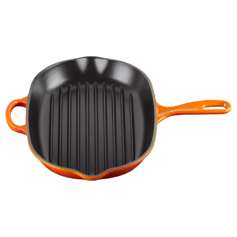 Le Creuset ovalni grill tiganj od livenog gvožđa , 26 cm