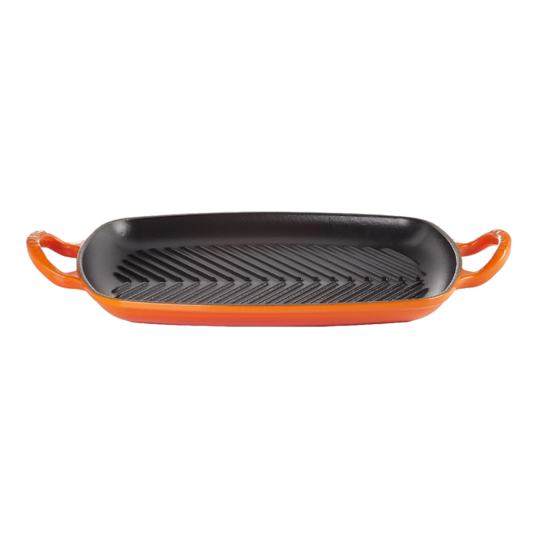 Le Creuset plitki pravougaoni grill od livenog gvožđa , 30 cm