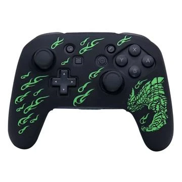 NINTENDO SWITCH PRO CONTROLLER ANTI-SKID SOFT SILICONE CASE GAMEPAD PROTECTIVE COVER - GREEN