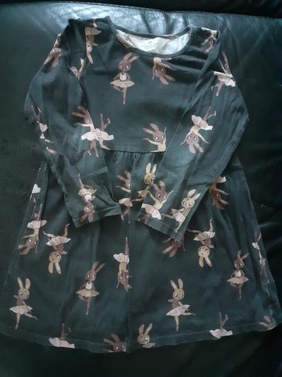 H&M haljinica sa zecicama balerinama, 110-116