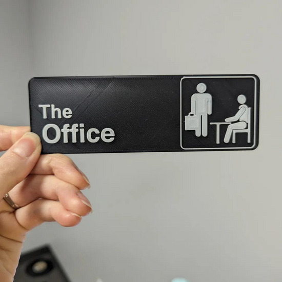 The Office logo dekoracija