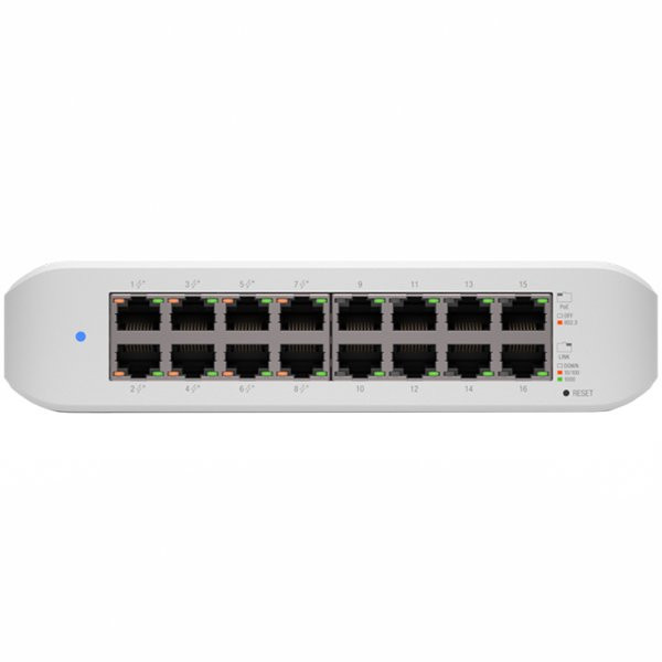 UniFi Desktop 16Port Gigabit Switch with PoE ( USW-LITE-16-POE-EU )