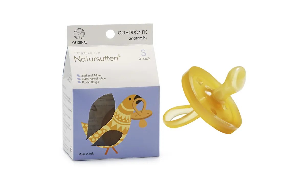 NATURSUTTEN ORIGINAL-ORTHODONTIC – S VELIČINA (0M-6M)