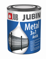 JUB Pokrivni premaz Jubin metal 3 IN 1 antik sivi 0,75L