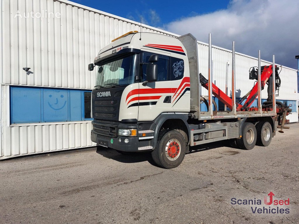 Scania G 490 CB6x6HHZ Holztransporter EPSILON M120Z96 kamion za prevoz drva