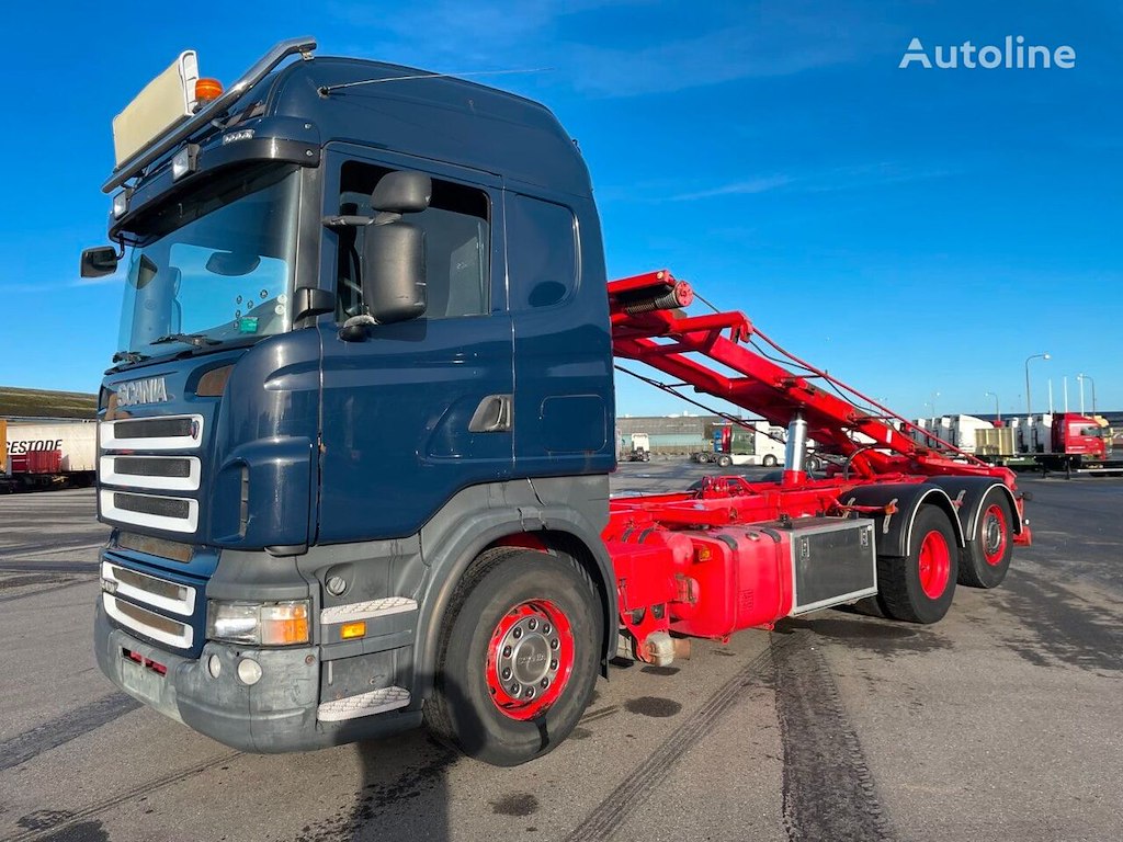 Scania R420 6x2 Highline Euro 5 Tipper kamion sa kukom za podizanje tereta