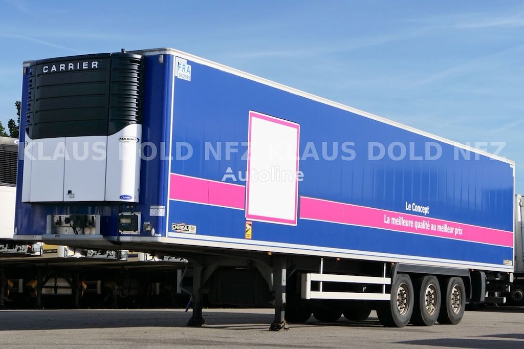 Chereau CSD3 Kühlkoffer Carrier Maxima Liftachse Rolltor poluprikolica hladnjača