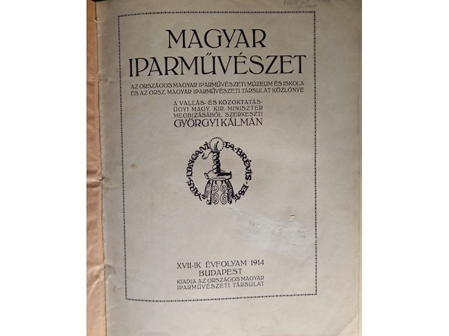 MAGYAR IPARMUVESZET 1914.