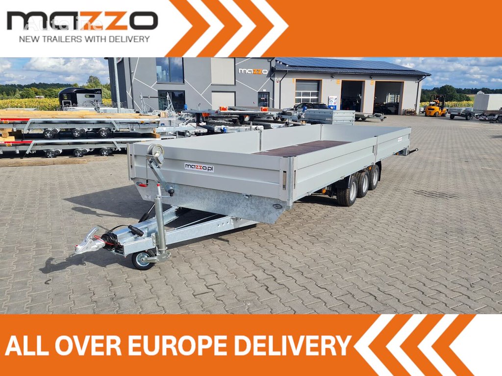 Nova Boro DELIVERY! AT602135 platform trailer aluminum sides 600x210cm prikolica autotransportera