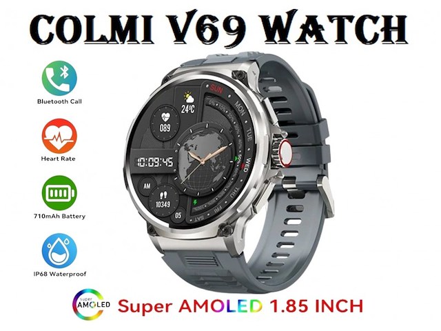 V69 Bluetooth Smart Watch - Bluetooth Pozivi