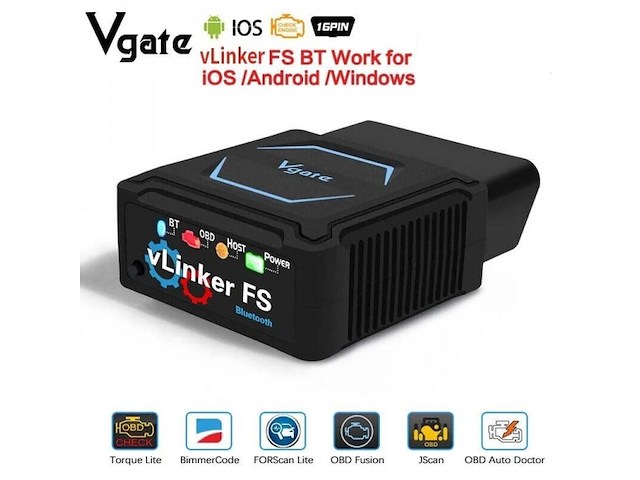 Vgate vLinker FS Bluetooth Ford Mazda FORScan HS MS CAN