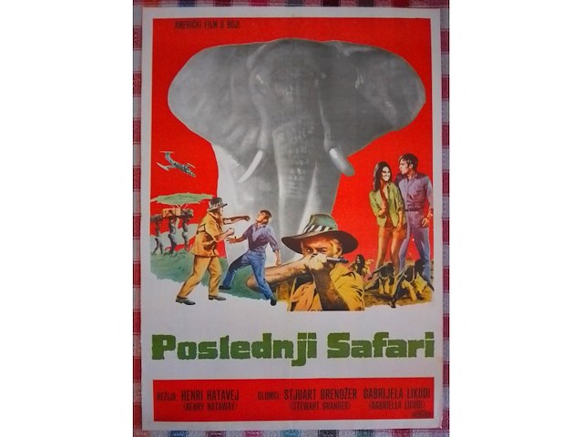 plakat POSLEDNJI SAFARI