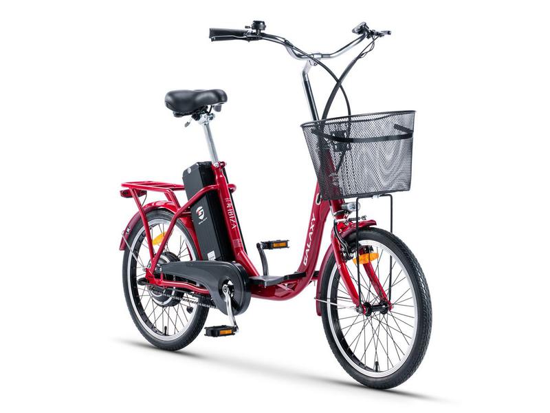 GALAXY Električni bicikl 20" IBIZA (250W 36V/10.4Ah lithium) crvena