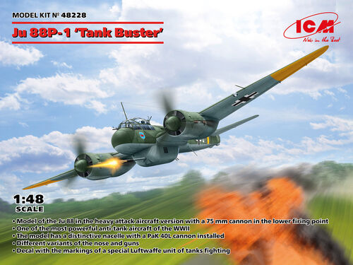ICM 48228 Ju-88P-1 'Tank Buster'
