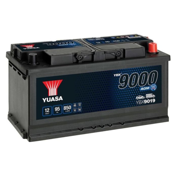 YUASA Start-Stop Akumulator 12V 95Ah 850A AGM desno+