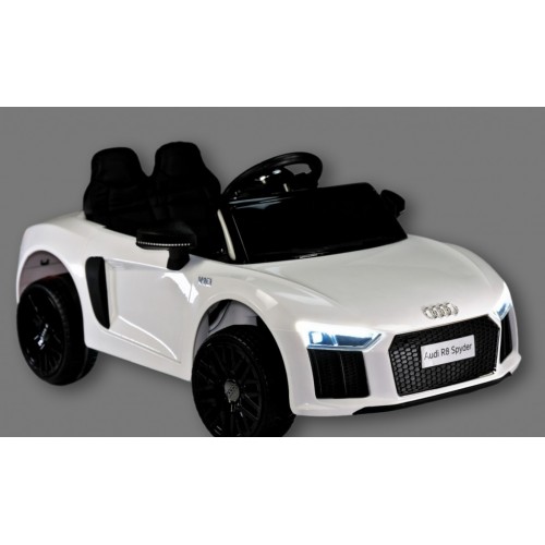 Automobil na akumulator Audi r8 spyder Beli