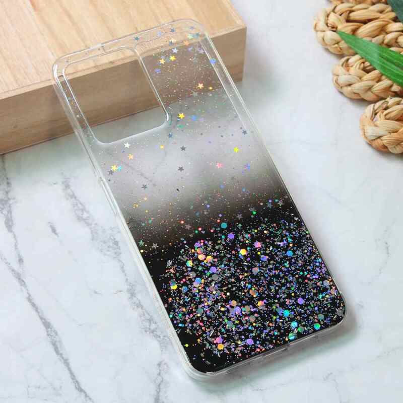 Maska silikon Glitter za Xiaomi Redmi Note 12 4G EU crna