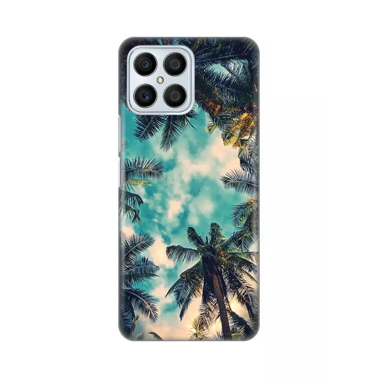 Maska silikon Print za Honor X8 Palm Tree