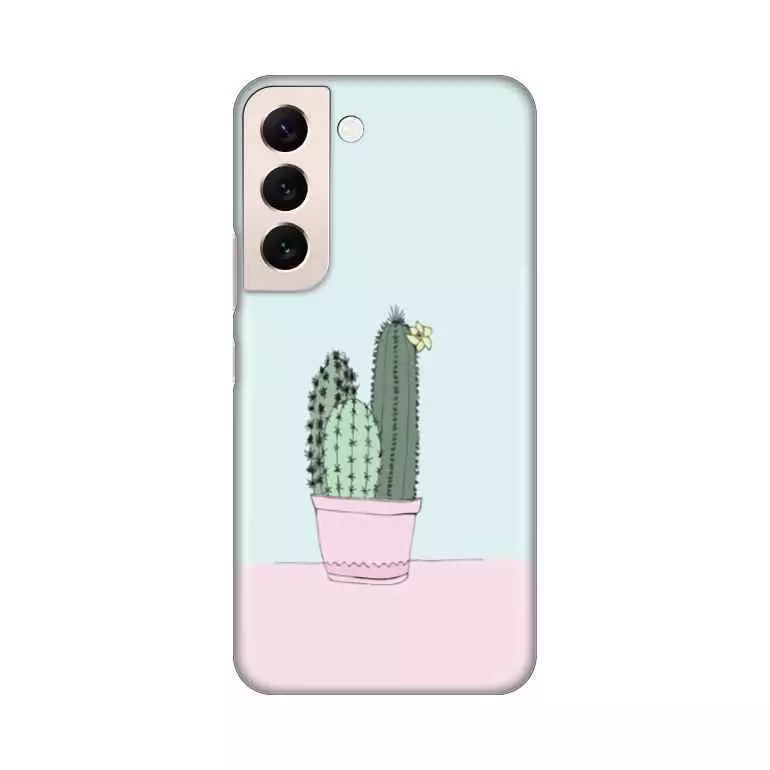 Maska silikon Print za Samsung S22 5G Cactus