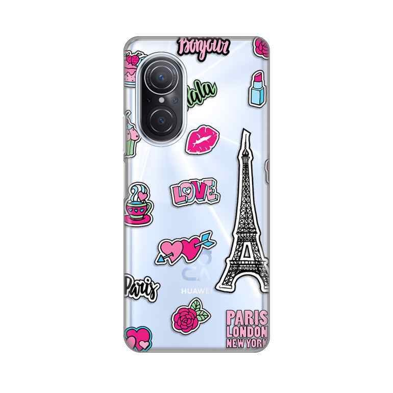 Maska silikon Print za Huawei Nova 9 SE Love Paris