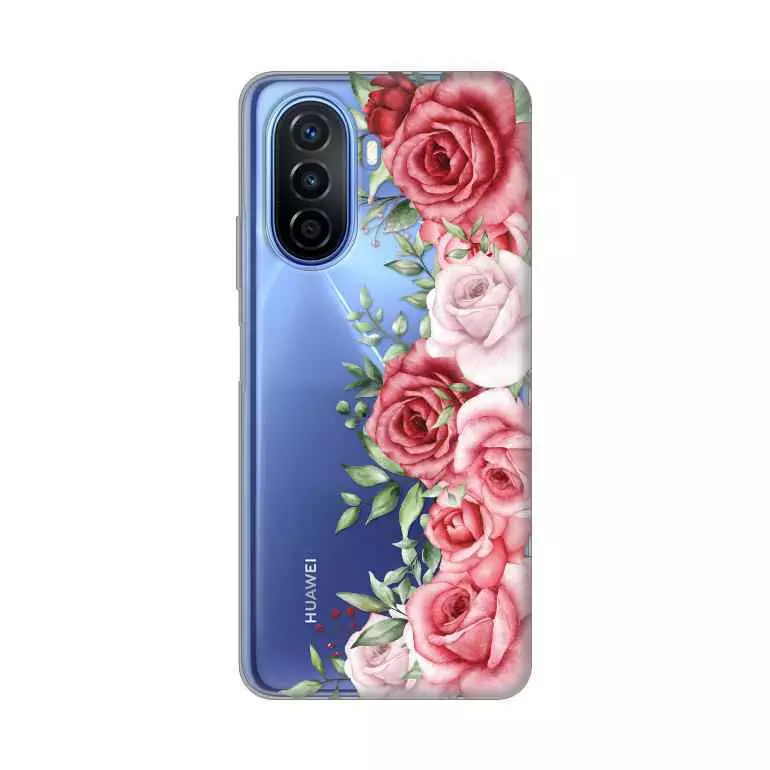 Maska silikon Print za Huawei Nova Y70/Y70 Plus Wild Roses