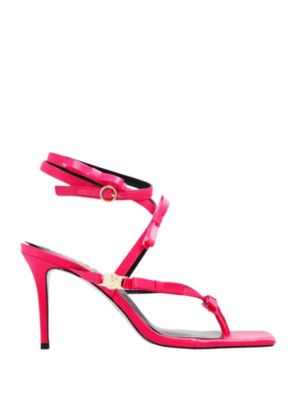 Versace Jeans Couture - Ciklama sandale na štiklu