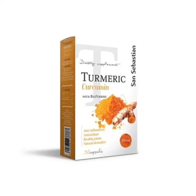 San Sebastian Turmeric Curcumin 30 kapsula