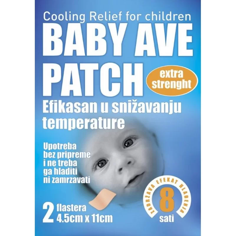 BABY AVE PATCH - flasteri za snižavanje povišene temperature