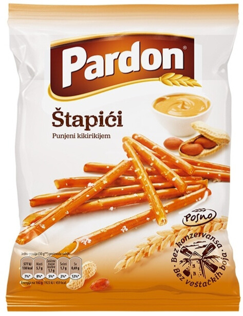 PARDON PUNJENI KIKIRIKI 100G STAPIC