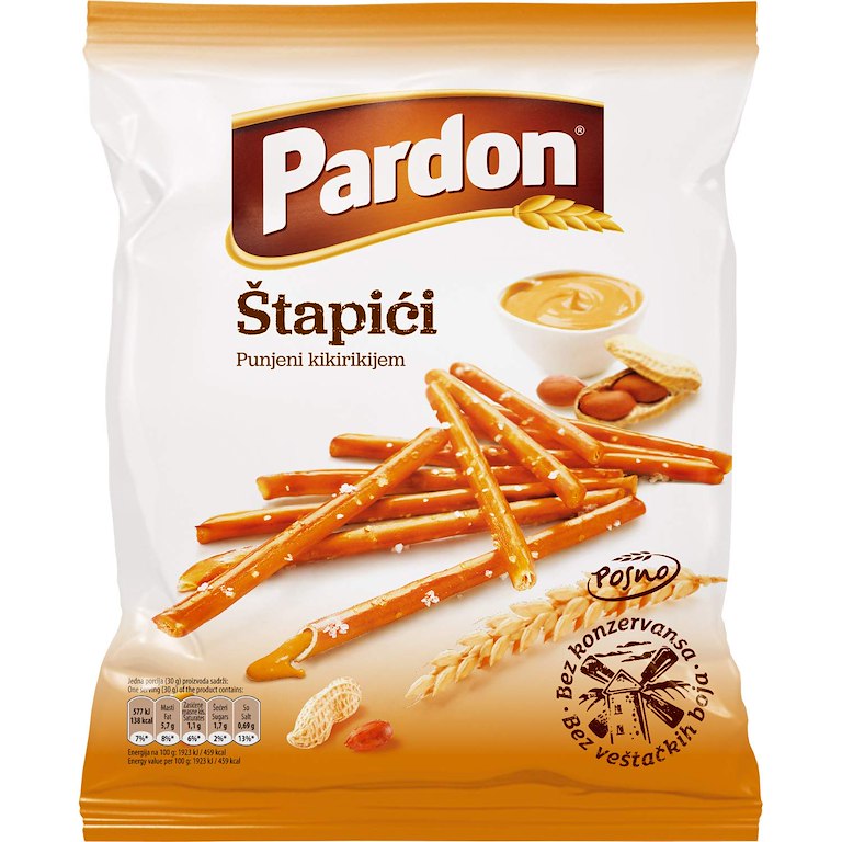 PARDON PUNJENI KIKIRIKI 210G STAPIC