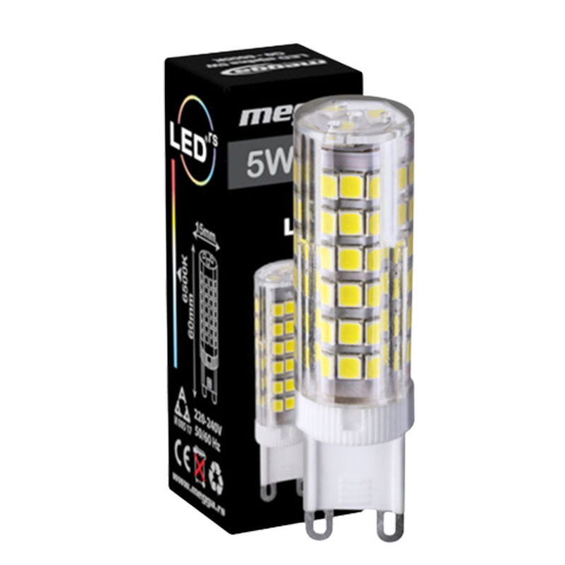 MEGGA, LED SIJ. LED SIJALICA G9 G9 5W CLEAR 6500K, 005956