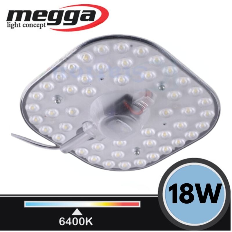 MEGGA, PLANET LED MODUL KVADRAT 18W 6500K, 010348