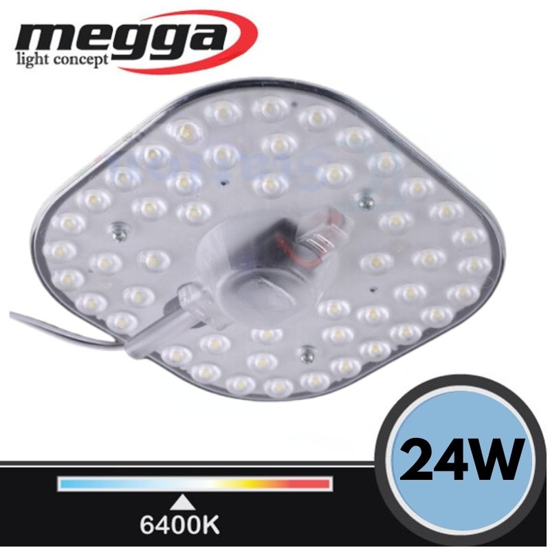 MEGGA, PLANET LED MODUL KVADRAT 24W 6500K, 010349