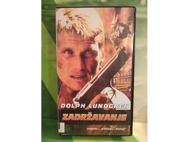 Zadržavanje - Dolph lundgren / VHS /