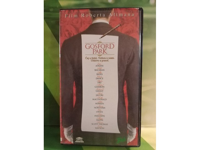 Gosford Park - film Roberta Altmana / VHS /