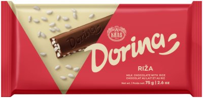 ČOKOLADA MLEČNA RIŽA DORINA 75G
ČOKOLADA MLEČNA RIŽA DORINA 75G