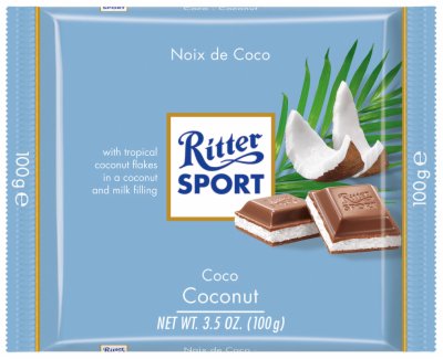 ČOKOLADA MLEČNA KOKOS RITTER 100G
ČOKOLADA MLEČNA KOKOS RITTER 100G