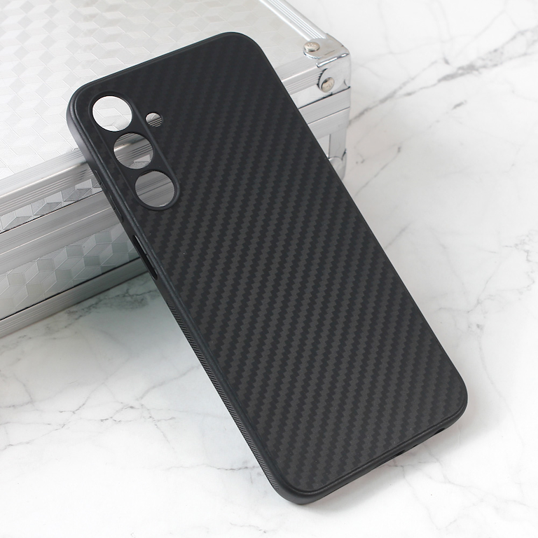 TORBICA CARBON FIBER ZA SAMSUNG A256B GALAXY A25 5G CRNA