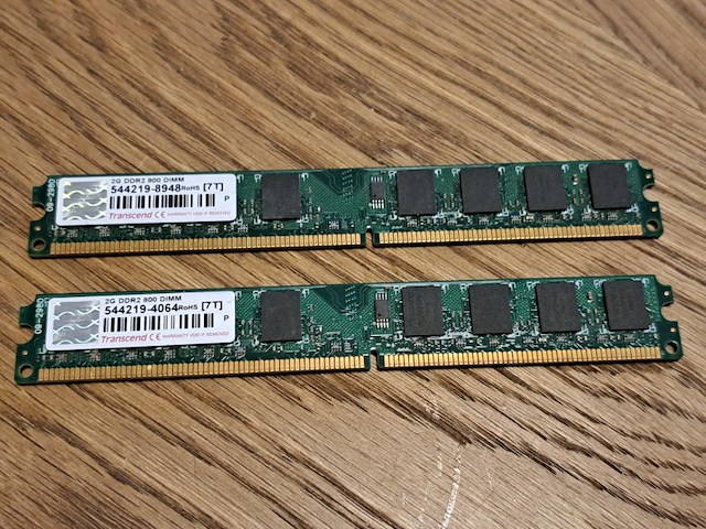 Transcend 2GB DDR2 800 - 2 modula (4 GB)