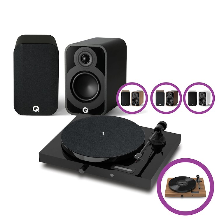 Pro-Ject PJ Jukebox E1 gramofon + Q ACOUSTICS Q5010 zvučnici Paket!