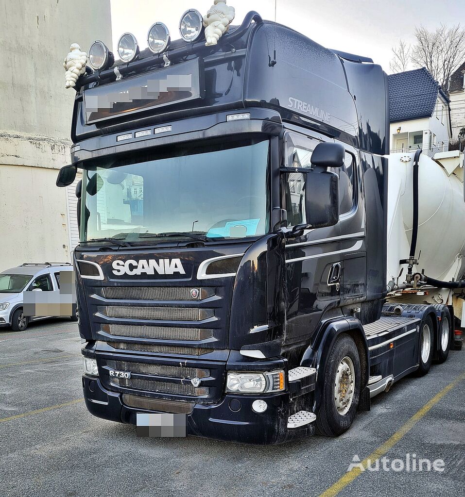 Scania R730 *6x2 *BULK COMPRESSOR *PTO *SERVICE AGREEM. tegljač