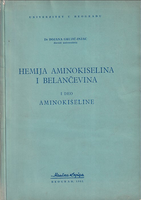 HEMIJA AMINOKISELINA I BELANČEVINA (I deo: Aminokiseline)